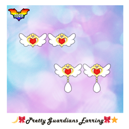 Pretty Guardians Heart Wing Earrings - The Sims 4 Create a Sim - CurseForge
