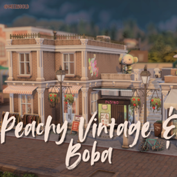 Peachy Vintage & Boba – Sims 4 Thrift Store & Bubble Tea Café - The ...