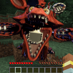 Withered Foxy Jumpscare - 1/10000 Chance for Withered Foxy Jumpscare Every Second - Minecraft ...