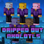 Dripped Out Axolotls - Minecraft Bedrock Skins - CurseForge