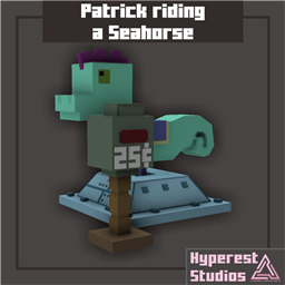 Patrick Riding a Seahorse | v1.0.2 MER Texture Update - Minecraft ...
