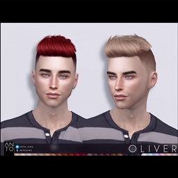 Oliver Hairstyle - Files - The Sims 4 Create a Sim - CurseForge