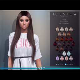 Jessica Hairstyle - Gallery - The Sims 4 Create a Sim - CurseForge