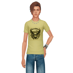 Teen Boy Punk Rock Shirt - The Sims 4 Create a Sim - CurseForge