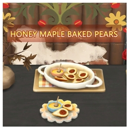 🎀 Baked Pears with Honey and Maple Syrup by icemunmunSpanish ...