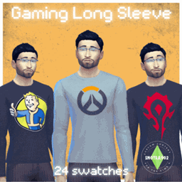 Gaming Long Sleeve - The Sims 4 Create a Sim - CurseForge