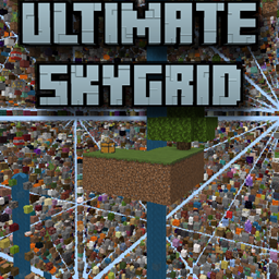 Ultimate Skygrid + Skyblock - Minecraft Bedrock Maps - CurseForge