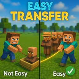 Villagers easy transfer addon V2.0 - Files - Minecraft Bedrock Addons ...