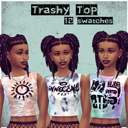 Trashy Top - The Sims 4 Create a Sim - CurseForge