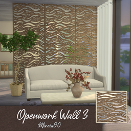 Openwork Wall 3 [glass wall] - The Sims 4 Build / Buy - CurseForge