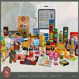 somikseverinka Realistic Cooking Mod - Simlish / translation spanish by ...