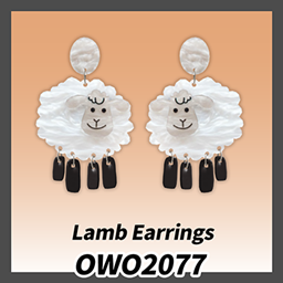 OWO2077 - Cute Lamb Earrings - Files - The Sims 4 Create a Sim - CurseForge
