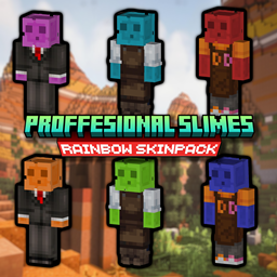 Rainbow Slimes [Proffesionals] - Minecraft Bedrock Skins - CurseForge