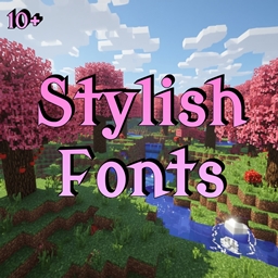 Stylish Fonts ( 10+ Font ) - Files - Minecraft Bedrock Texture Packs ...