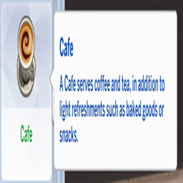 kiarasims Cafe Lot Trait / translation spanish by Monisims - The Sims 4 ...