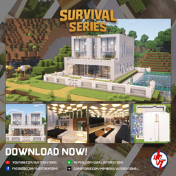 Survival Modern House #23 (Achievements On) - JST House #23v1.1.mcworld ...