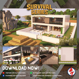 Survival Modern House #33 (Achievements On) - JST House #33v2.mcworld ...