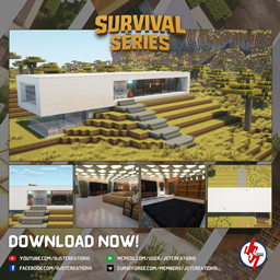 Survival Monoline House #34 (Achievements On) - Minecraft Bedrock Maps ...