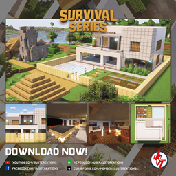 Survival Modern House #44 (Achievements On) - JST House #44v2.mcworld ...