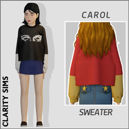 Carol - Sweater Child - Gallery - The Sims 4 Create a Sim - CurseForge