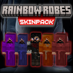 Rainbow Robes - Gallery - Minecraft Bedrock Skins - CurseForge