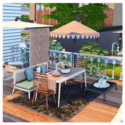 Cottage Back Patio - The Sims 4 Rooms / Lots - CurseForge