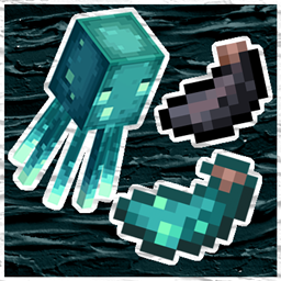 Glow Squid drop Ink Sacs too! - Gallery - Minecraft Data Packs - CurseForge