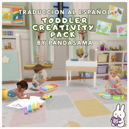 Toddler Creativity Pack By PandaSama | Spanish Translation By Darwsims - The Sims 4 Translations ...