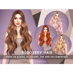 SONYASIMS - RECOVERY HAIR - The Sims 4 Create a Sim - CurseForge