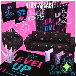 Neon Arcade - File - The Sims 4 Build / Buy - CurseForge