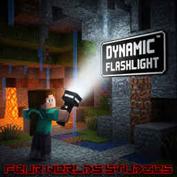 Fours Dynamic Flashlight [Illuminate your World!] - Minecraft Bedrock Addons - CurseForge