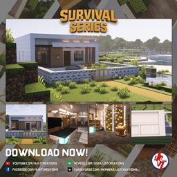 Survival Modern House #51 (Achievements On) - JST House #51v1.1.mcworld ...