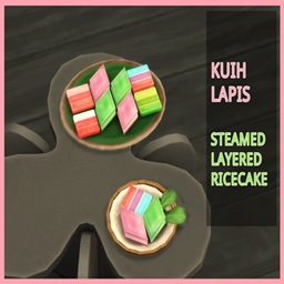 Kuih Lapis - Steamed Layer Rice Cake por icemunmun / Translated to ...