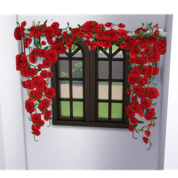 Rose Vine Window Treatments - Files - The Sims 4 Build / Buy - CurseForge