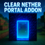 Blue Netherportal addon v3.2 - Minecraft Bedrock Texture Packs - CurseForge