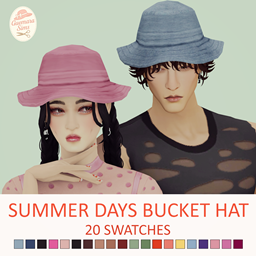 Summer Days Bucket Hat - Gallery - The Sims 4 Create a Sim - CurseForge