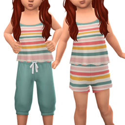 SLEEPOVER set - toddler version - The Sims 4 Create a Sim - CurseForge