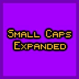 Small Caps Font Expanded - Files - Minecraft Resource Packs - CurseForge