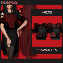 NANA7 - Ruffled Shirt - Gallery - The Sims 4 Create a Sim - CurseForge