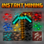 INSTANT MINING - Minecraft Bedrock Addons - CurseForge