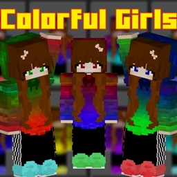 Colorful Girls Skin Pack - Minecraft Bedrock Skins - CurseForge