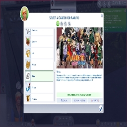 Naruto Ninja Career By RB7 - Comments - The Sims 4 Translations ...