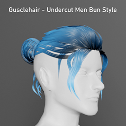 Gusclehair - Undercut Men Bun Style - Gallery - The Sims 4 Create a Sim ...