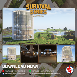 Survival Terrarium House #58 (Achievements On) - Minecraft Bedrock Maps ...