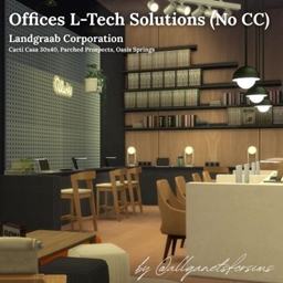 Offices L-Tech Solutions - The Sims 4 Rooms / Lots - CurseForge
