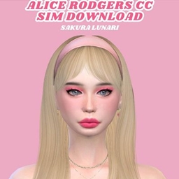 Alice Rodgers CC - The Sims 4 Sims / Households - CurseForge