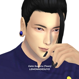[Tray only] Jujutsu Kaisen Geto Suguru Teen (Updated) - The Sims 4 Sims ...