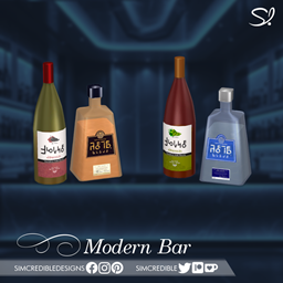Modern Bar Drinks 1 🍷 - The Sims 4 Build / Buy - CurseForge