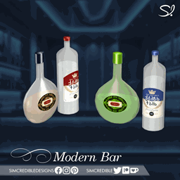 Modern Bar Drinks 2 and 3 🍹 - The Sims 4 Build / Buy - CurseForge