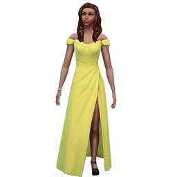 Belle Dress Solid Colors - Gallery - The Sims 4 Create a Sim - CurseForge